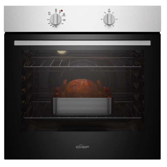 Chef 60cm Built-in Electric Oven - Stainless Steel - Stocks Designer ...